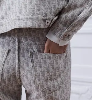 Dior Regular-fit Jeans With Oblique Motif