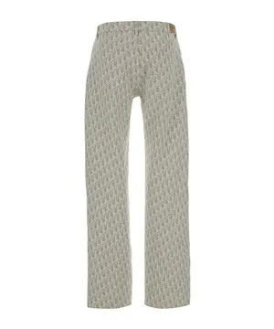 Dior Regular-fit Jeans With Oblique Motif