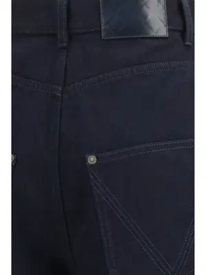 Bottega Veneta Dark Indigo Wide Leg Jeans