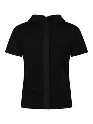 Givenchy Logo Embroidered High-neck Top