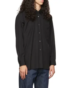 Comme Des Garçons Long-sleeved Buttoned Shirt
