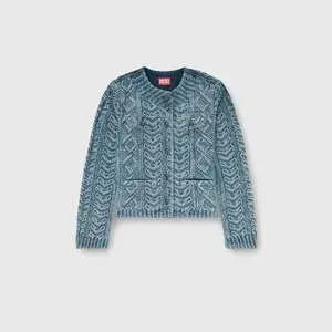 DIESEL® Collarless Denim Jacket