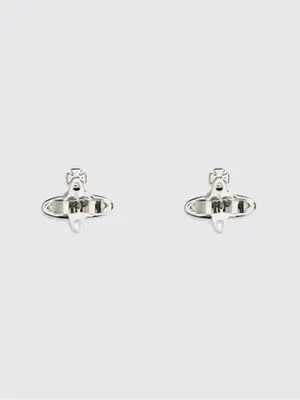 VIVIENNE WESTWOOD Orb Logo Crystal Stud Earrings
