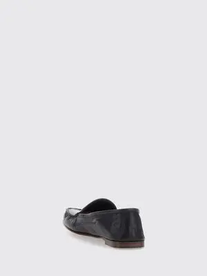 Versace Leather Loafers With Medusa Embellishment