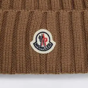 Moncler Wool Beanie With Pom-pom