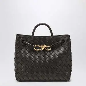 Bottega Veneta Small Woven Leather Bag - Brown