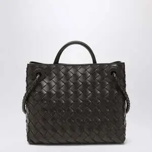 Bottega Veneta Small Woven Leather Bag - Brown
