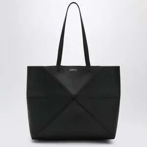 Loewe Medium Leather Puzzle Fold Tote Bag