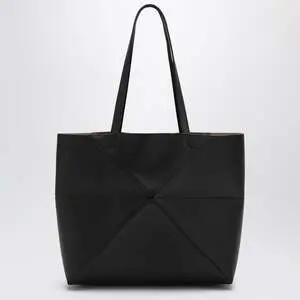 Loewe Medium Leather Puzzle Fold Tote Bag