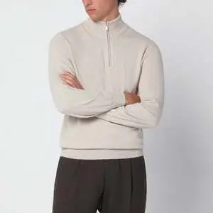 Brunello Cucinelli Fine-knit Cashmere Sweater - Beige