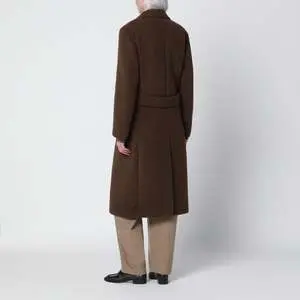 THE ROW Bamira Mélange Coat In Virgin Wool