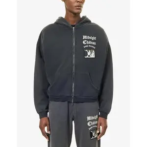 DUKE + DEXTER Mc Washed Printed Cotton Hoody