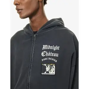 DUKE + DEXTER Mc Washed Printed Cotton Hoody