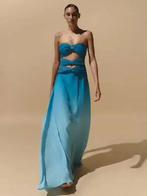 BAOBAB Islote Maxi Dress With Cutouts And Embellishment