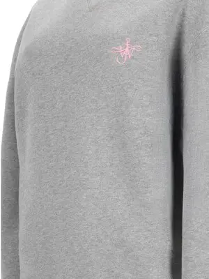 JW Anderson Embroidered Anchor Logo Sweatshirt - Grey