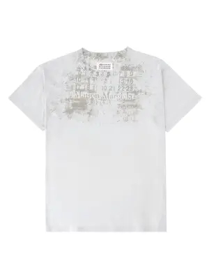 MAISON MARGIELA T-shirt Con Stampa - White