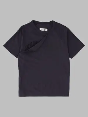 MAISON MARGIELA T-shirt Con Pannello Frontale