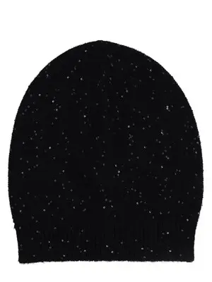 Fabiana Filippi Sequined Beanie - Black