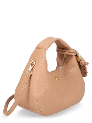 GANNI Mini Hobo Bag With Logo