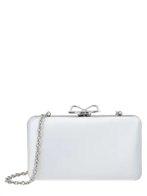 SELF-PORTRAIT Clutch Blu In Raso