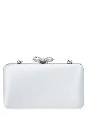 SELF-PORTRAIT Clutch Blu In Raso