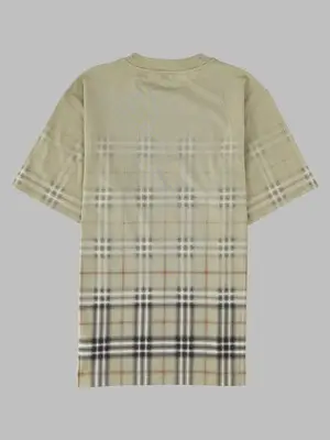 Burberry T-shirt Con Stampa Check