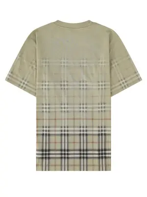 Burberry T-shirt Con Stampa Check