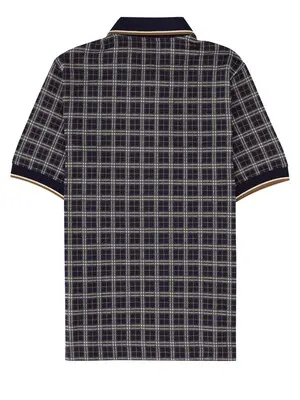 Burberry Polo In Misto Cotone Check