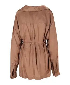 Dries Van Noten Tied V-neck Top