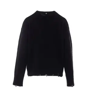 ANIYE BY Batman Motif Crewneck Dropshoulder Knit Sweater