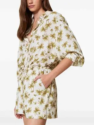 TWINSET Palm Tree-print Shorts