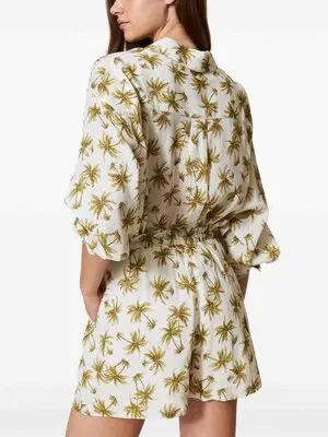 TWINSET Palm Tree-print Shorts