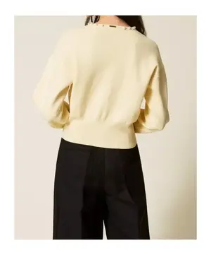 TWINSET Pearl Embellished Cardigan