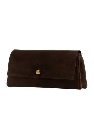 Khaite Audrey Foldover Clutch Bag