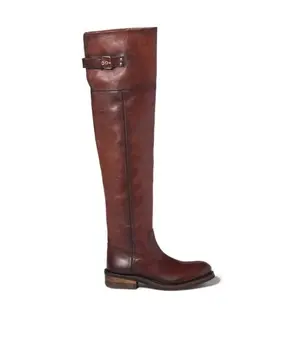 Miu Miu Over-the-knee Boots - Coffee