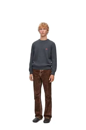 Loewe Wool Sweater With Anagram Embroidery