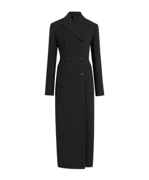 Alaïa Crepe Wool Tailored Coat