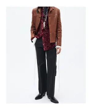 ANN DEMEULEMEESTER Andre Floral-devoré Shirt
