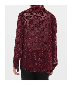 ANN DEMEULEMEESTER Andre Floral-devoré Shirt