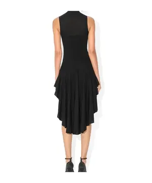 Alaïa Sculpting Asymmetric Hem Dress