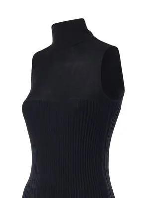 Alaïa Sculpting Asymmetric Hem Dress