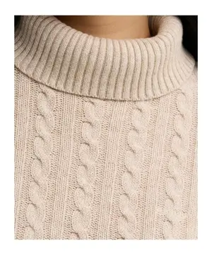 Barbour Cableknit Turtleneck Sweater