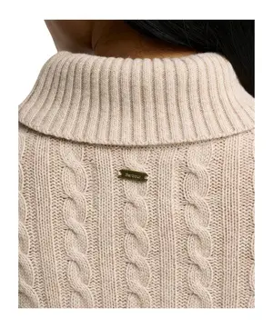 Barbour Cableknit Turtleneck Sweater