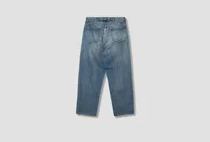A.PRESSE Washed Wide-leg Jeans