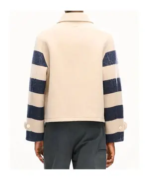 Kenzo Genderless Jacquard Polyamide Wool Blouson Jacket