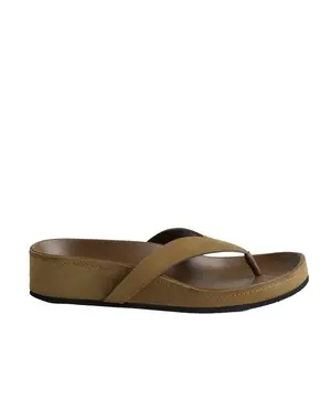 Phoebe Philo Round Toe Flip Flop - Caramel
