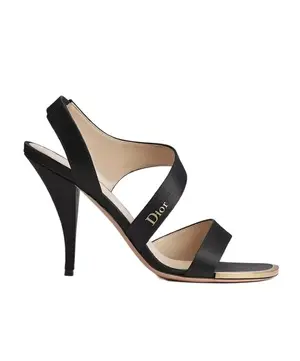 Dior Diorama Heeled Sandal - Black