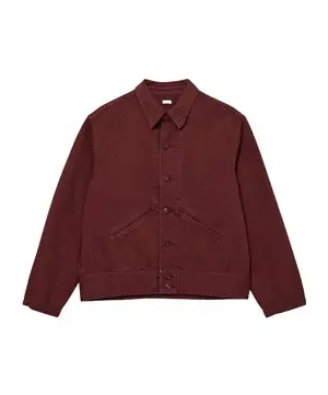 A.PRESSE Retro Medical Jacket - Burgundy