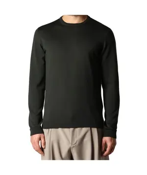 ROBERTO COLLINA Finegauge Crewneck Longsleeve Knit Sweater