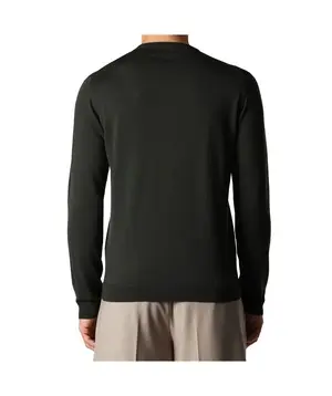 ROBERTO COLLINA Finegauge Crewneck Longsleeve Knit Sweater